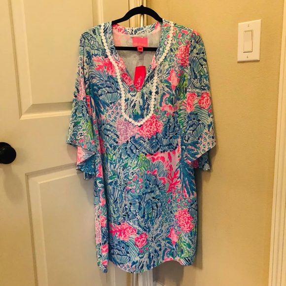 Lilly Pulitzer | Dresses | Nwt Lilly Pulitzer Dress Size Large Delaney ...